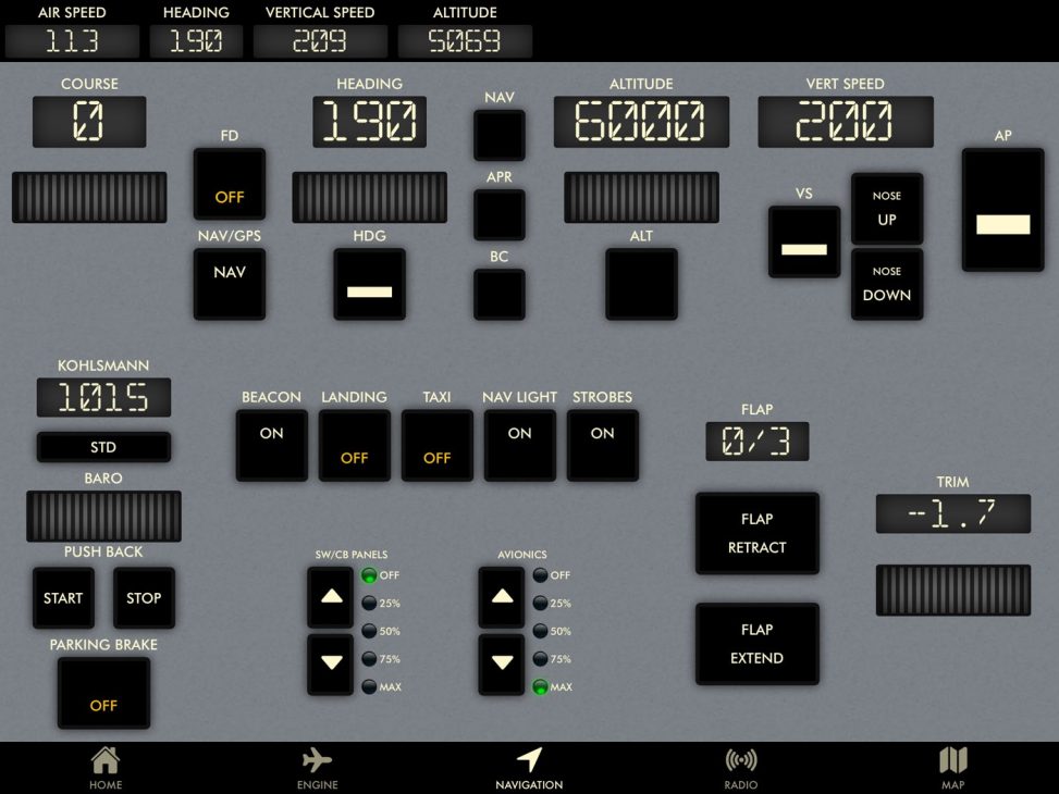 Control your aircraft in MSFS with this iPad and Android app - MSFS Addons