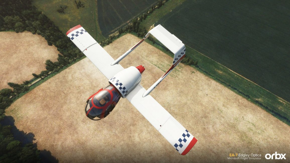 Orbx releases the EA-7 Edgley Optica, its first aircraft for MSFS ...