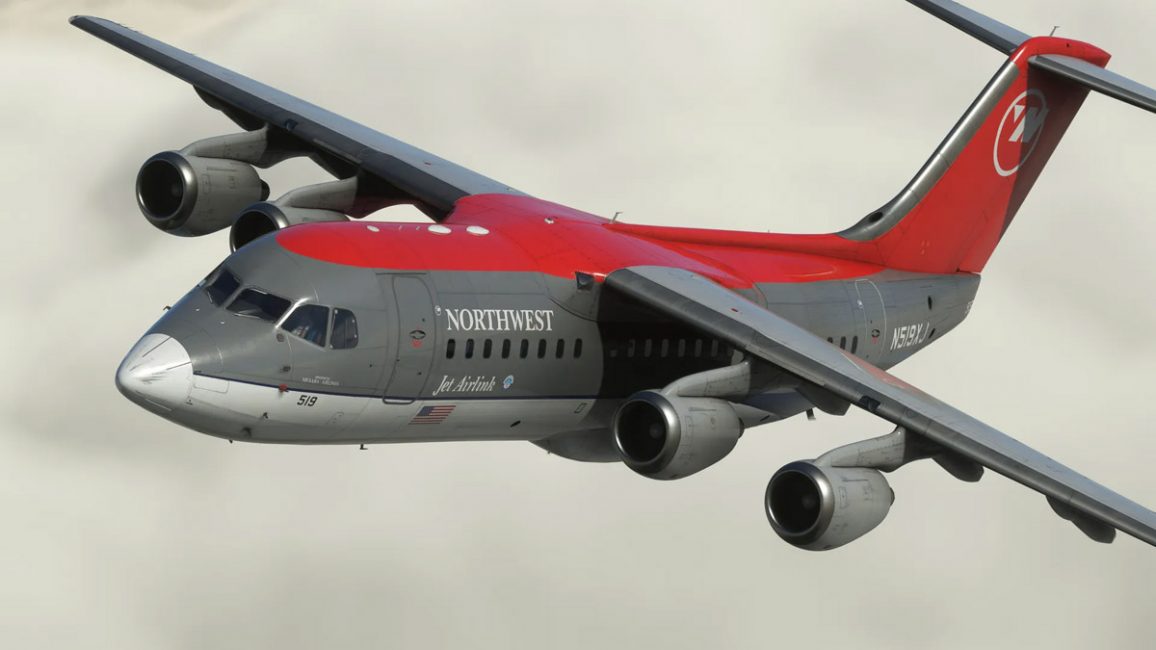 (More images!) Just Flight announces the Avro RJ series for MSFS, the ...