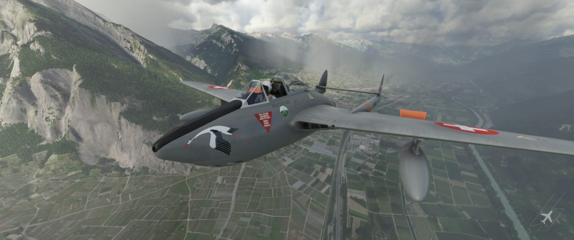 Face the challenges of an earlier jet aircraft with the SwissMilSim ...
