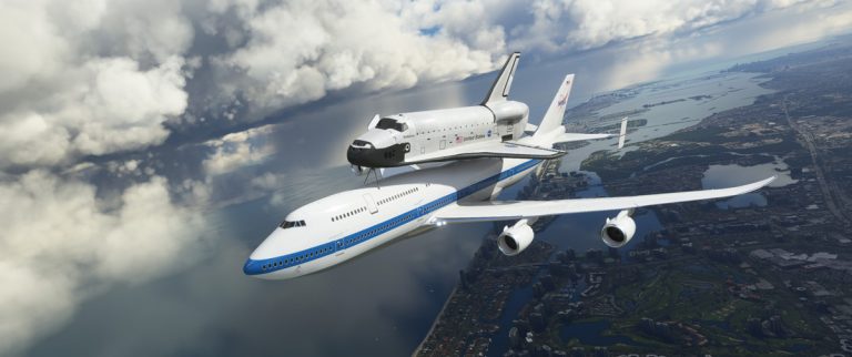 Check this out! Carry the Space Shuttle in MSFS with this modified ...