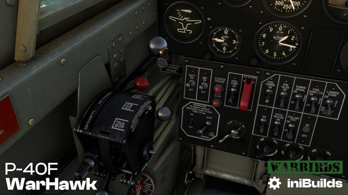 iniBuilds announced its first warbird for MSFS: the P-40F WarHawk ...