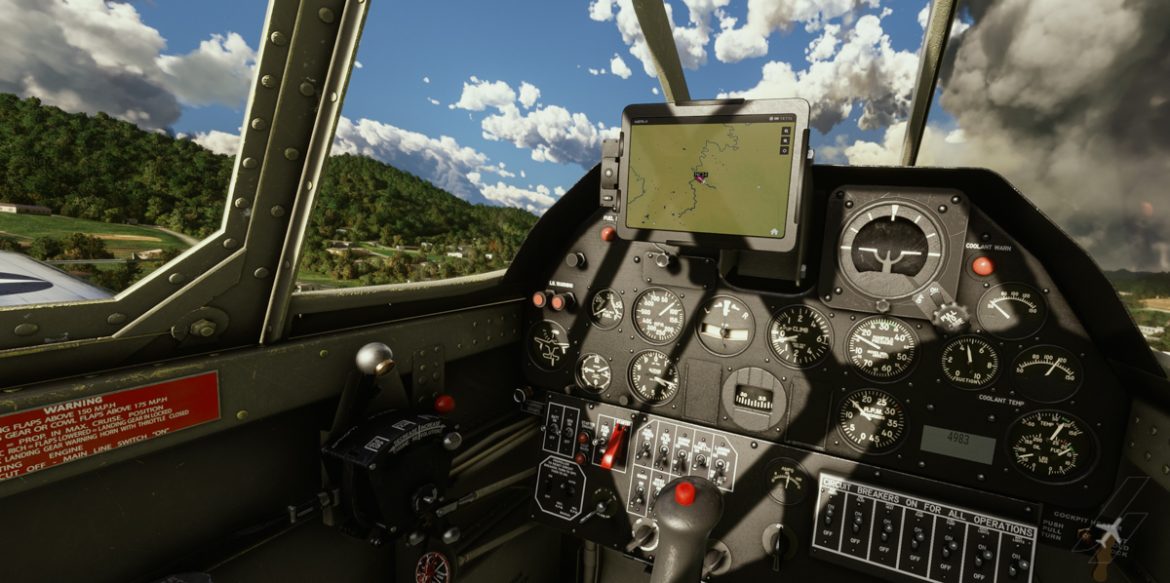 (It's out!) An early preview of the beautiful iniBuilds P-40F, coming ...