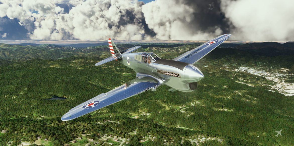 (It's out!) An early preview of the beautiful iniBuilds P-40F, coming ...