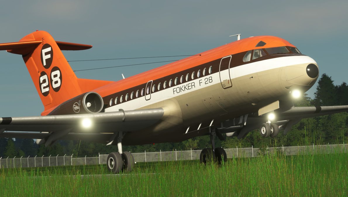 Just Flight releases the F28 Professional for Microsoft Flight ...