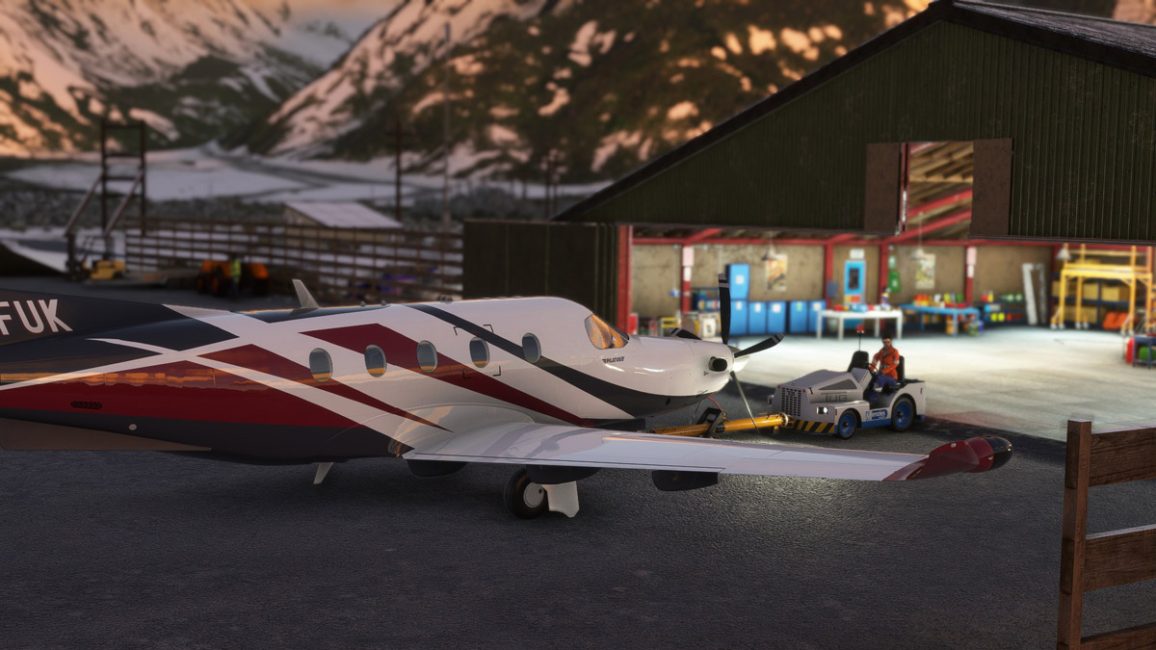 SimWorks Studios' PC-12 is almost ready for manufacturer's review ...