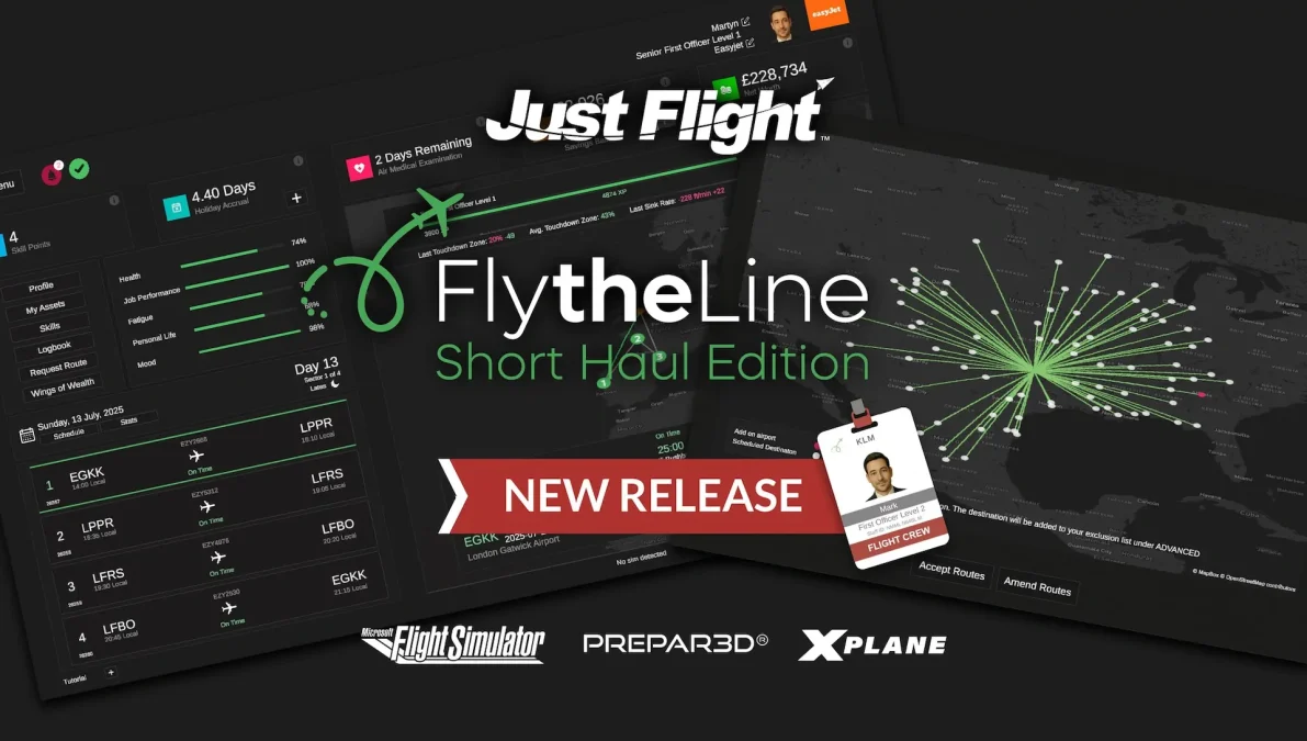 Fly the Line, a new career‑mode add‑on for flight simmers, is out now ...