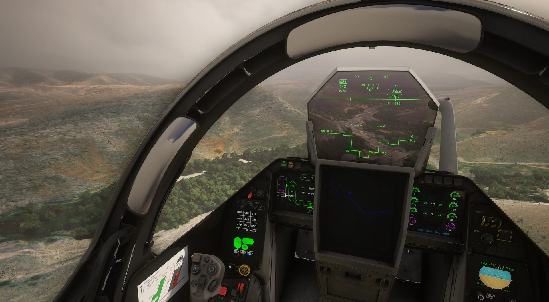 AzurPoly reveals Rafale cockpit and functional terrain following - MSFS ...