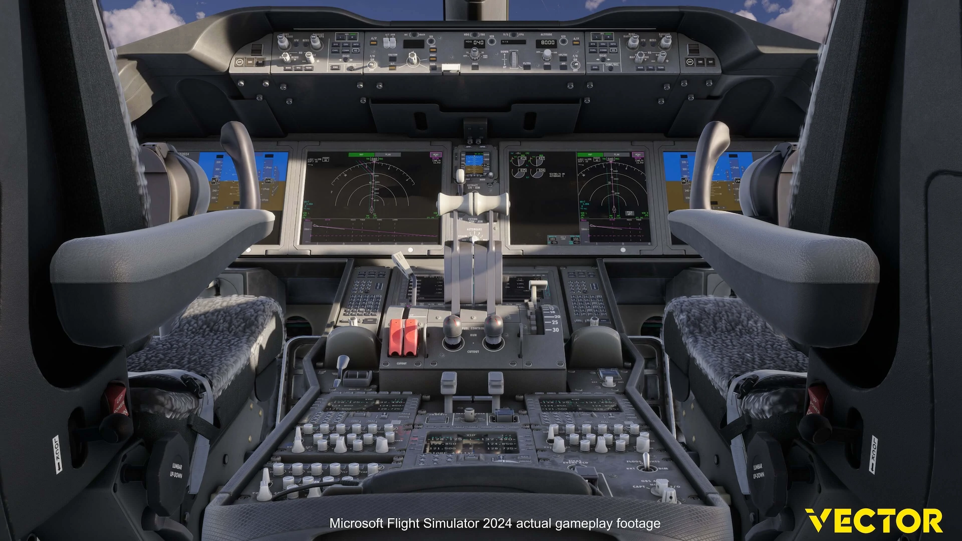 Vector’s 787 Spotlight reveals a flight deck where every system is ...